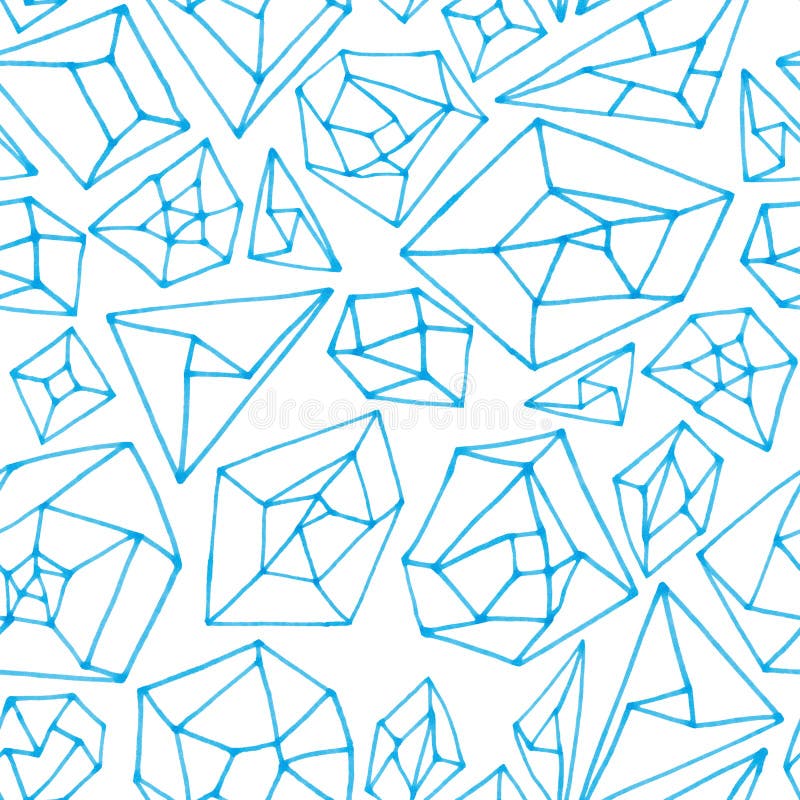 Graphic Image of Precious Crystals. Stock Illustration - Illustration ...