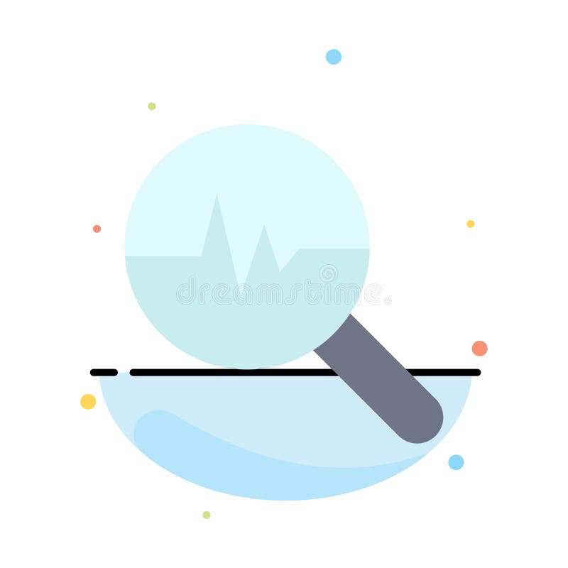 Graphic, Info Graphics, Graph, Search Chart Abstract Flat Color Icon ...