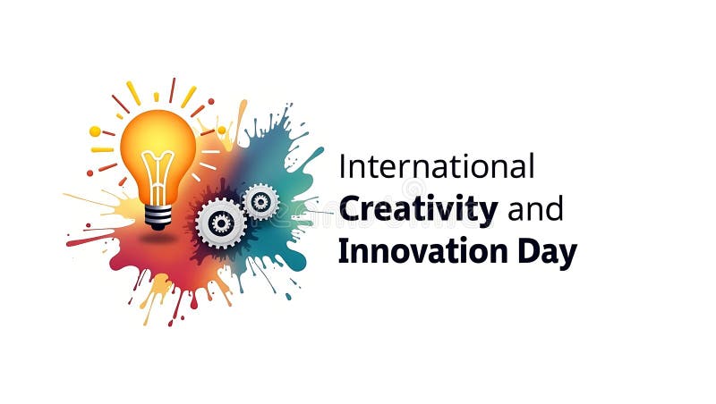 International Creativity and Innovation Day Graphic with Lightbulb and ...