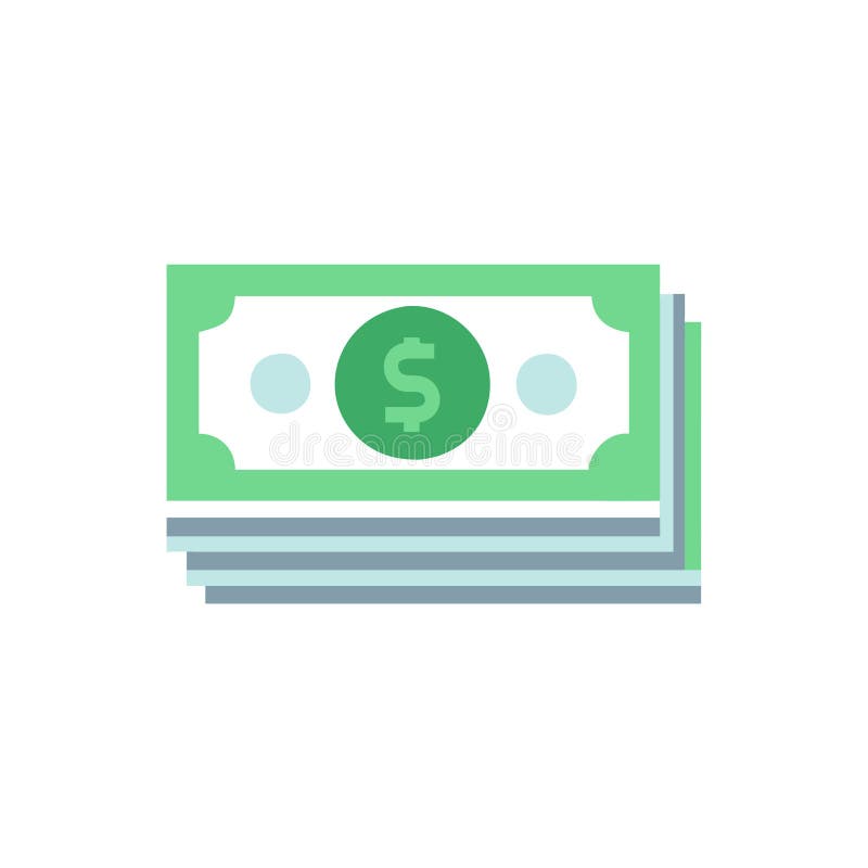 Modern Banknote Stack Graphic Stock Vector - Illustration of economy ...