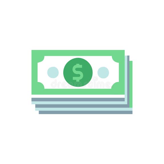 Modern Banknote Stack Graphic Stock Vector - Illustration of economy ...