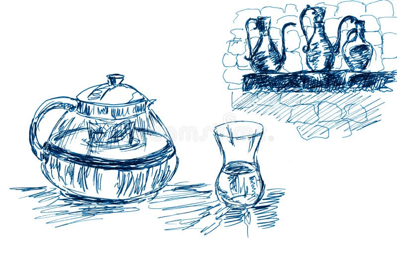 Turkish Tea Set Stock Illustrations – 1,736 Turkish Tea Set Stock ...