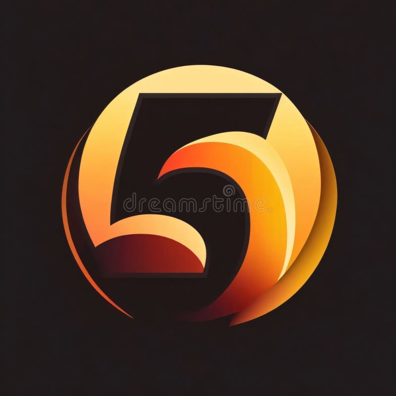 Number 5 Logo. Vector Design Template Elements for Your Application or ...