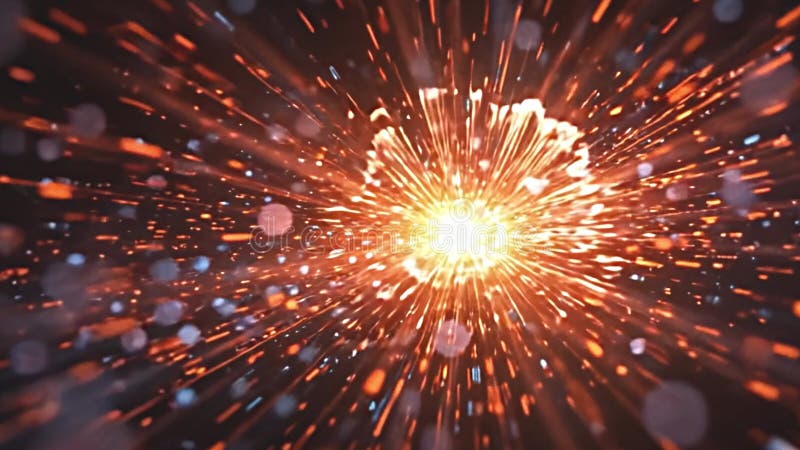 Graphic Overlays Featuring Dynamic Particle Effects, Glittering ...