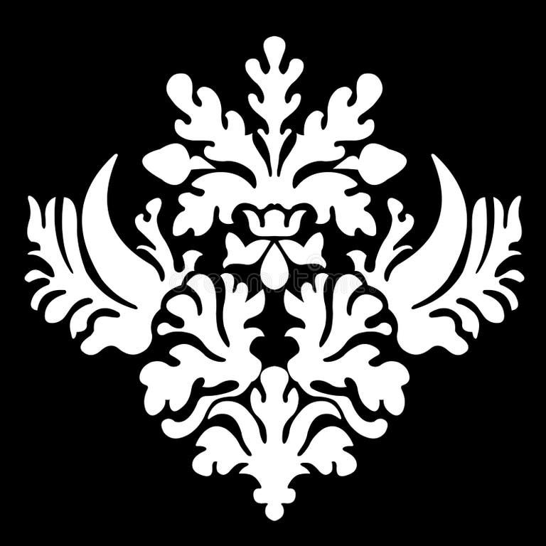 Graphic Pattern Black&white Stock Illustration - Illustration of retro ...