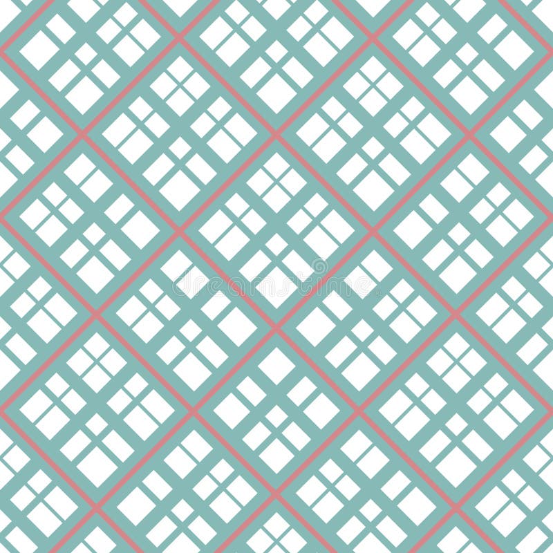 Graphic Pattern in a Blue and Red Checkered Pattern on a White ...