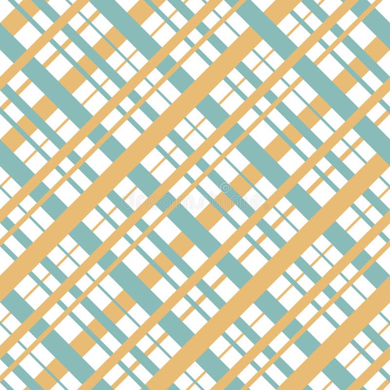 Graphic Pattern in a Blue and Yellow Checkered Pattern on a White ...