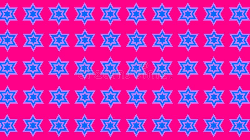 A Graphic Pattern of Colorful Hexagram Shape in Front of Color Backdrop ...