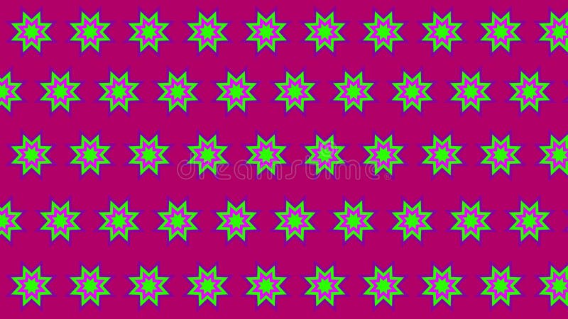 A Graphic Pattern of Colorful Octagram Shape in Front of Color Backdrop ...