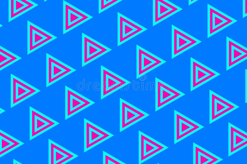 A Graphic Pattern of Colorful Triangle Shape in Front of Color Backdrop ...