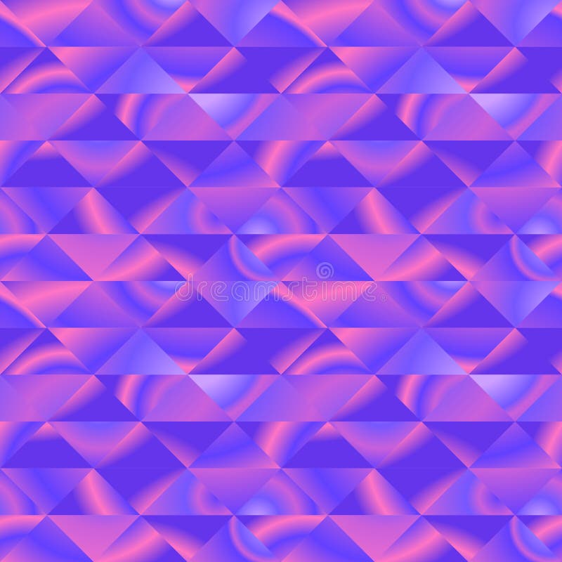 Graphic Pattern with Vivid Violet Triangles Stock Vector - Illustration ...