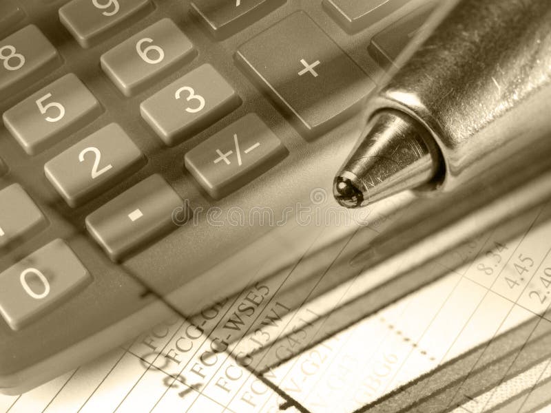 Graphic, Pen and Keyboard, Collage (sepia) Stock Image - Image of ...