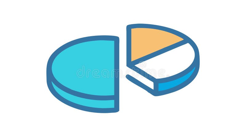 Graphic of a Pie Chart, Symbolizing Data, Analysis, and Proportions ...