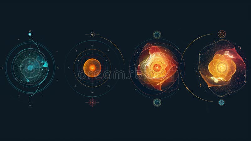 Abstract Visualization of Cosmic Elements and Their Energy ...