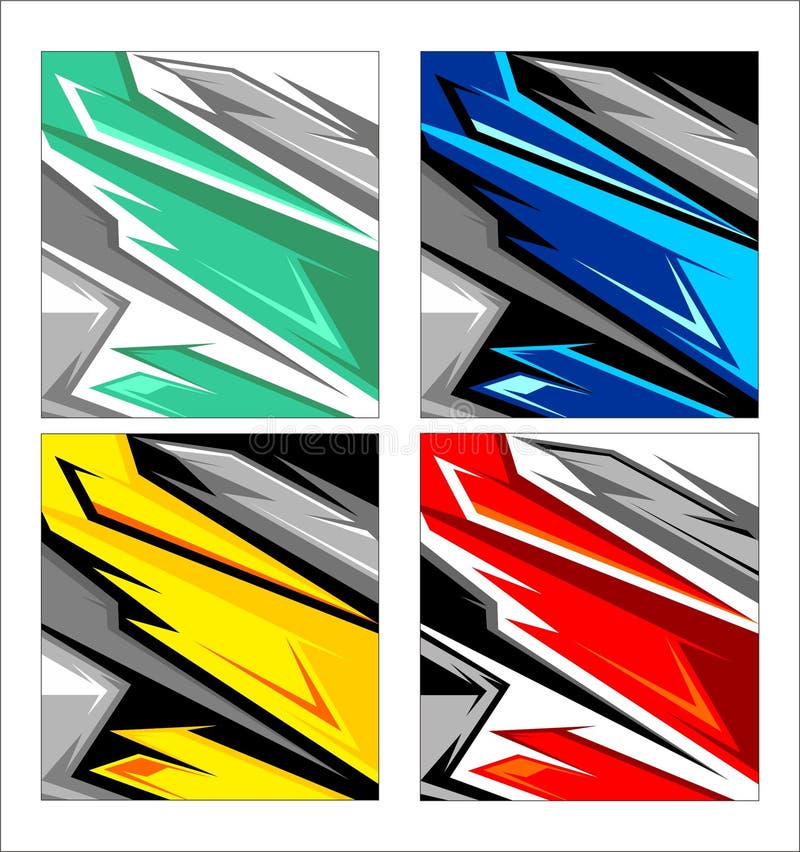 Graphic Racing Style Vector Background Stock Vector - Illustration of ...