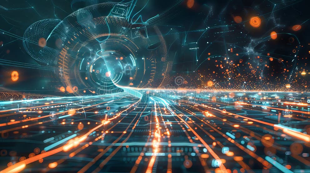 Graphic Representation of AI Algorithms Optimizing Personalized Energy Usage Stock Illustration ...