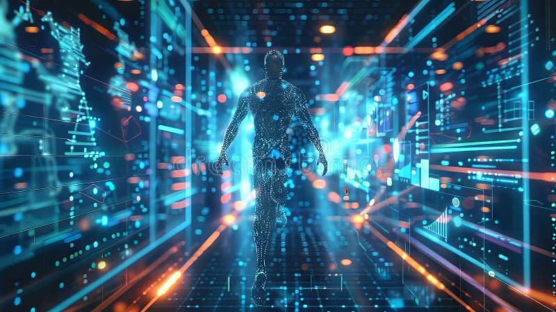 Graphic Representation of AI-enhanced Personalized Fitness and Wellness ...