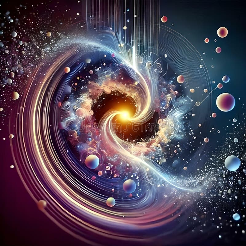 Illustration that Represents the Expansion of Consciousness Stock ...