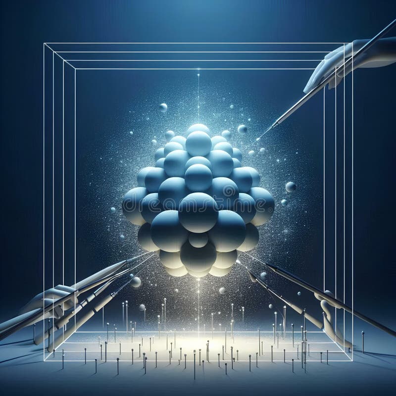 Artistic Illustration of a Sphere of Light Stock Illustration ...