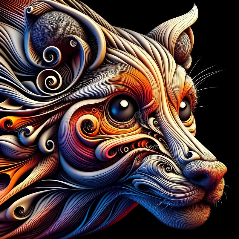 Illustration of a Mystical Creature in 3d Stock Illustration ...