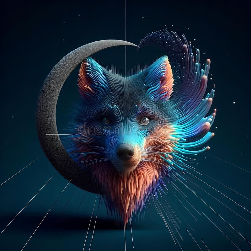 Illustration of a Mystical Creature in 3d Stock Illustration ...