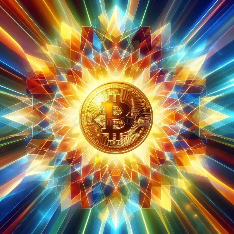 3d Illustrative Image of Bitcoin Currency Stock Illustration ...