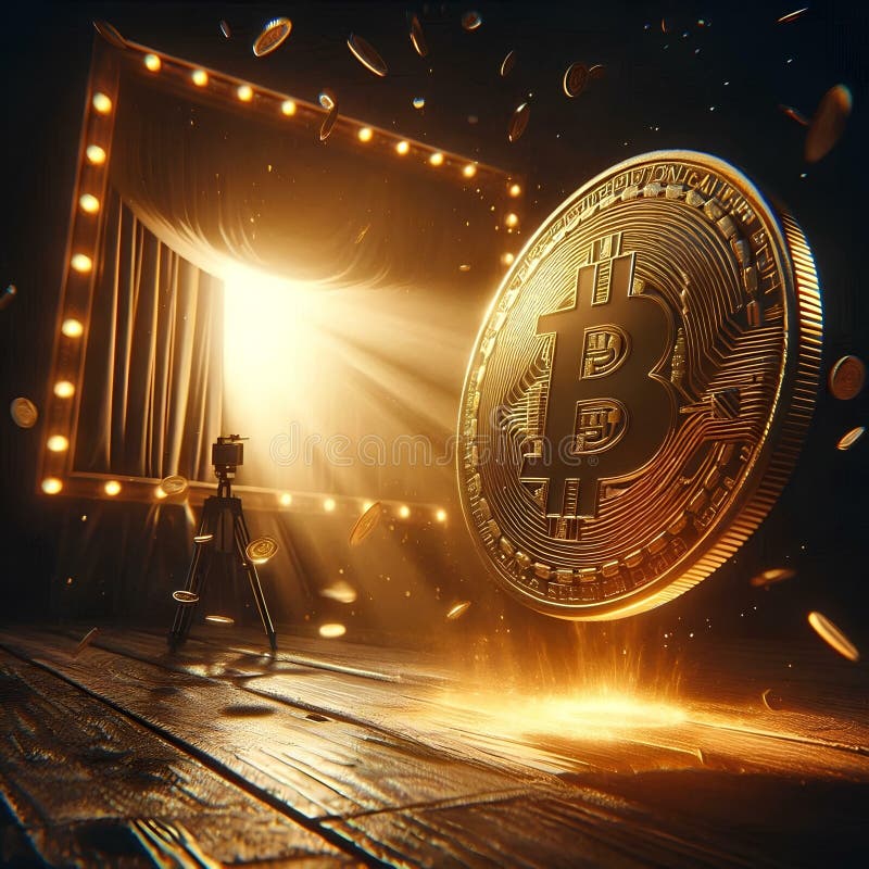 3d Illustrative Image of Bitcoin Currency Stock Illustration ...