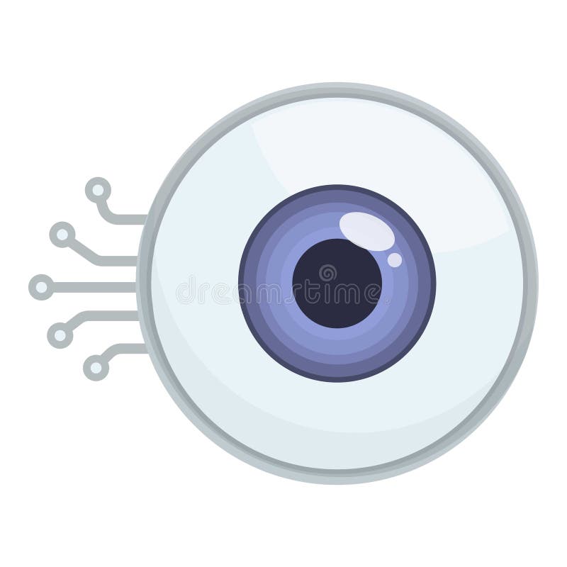 Graphic Representation of a Hightech Eye with Circuit Board Elements ...