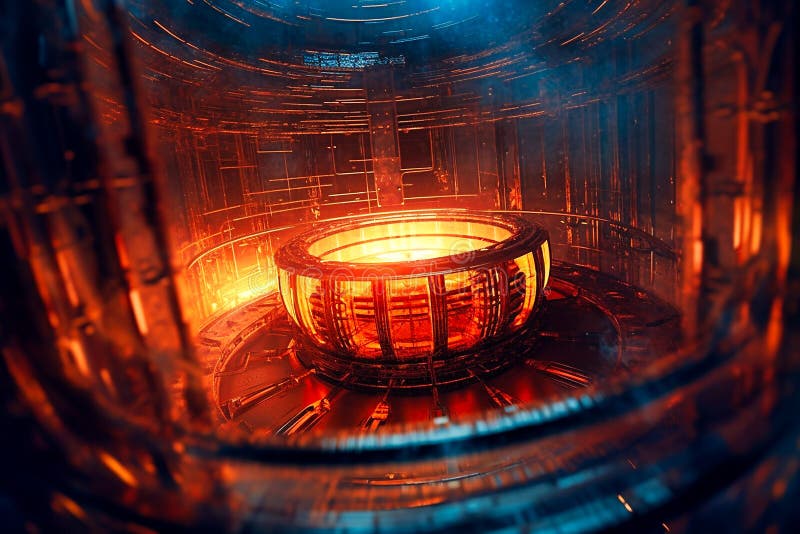 Graphic Representation of the Interior of a Reactor for a Controlled ...