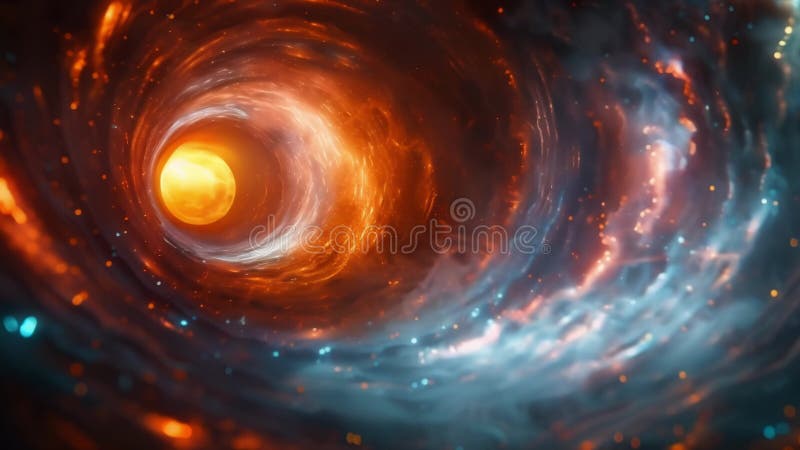 A Graphic Representation of a Particle Collider Hinting at the ...