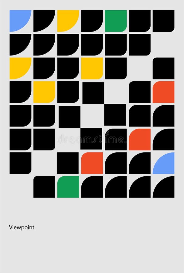 Graphic Representation of Term and Concept Viewpoint. Multicolored ...