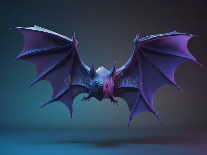 Image of a Bat S Night Flight 4 Stock Illustration - Illustration of ...