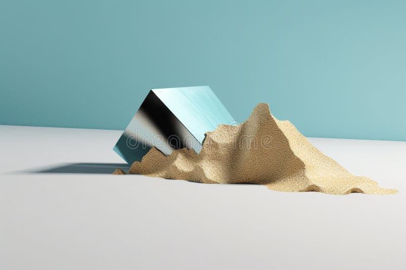 Abstract and Surreal Composition of Geometric Objects and Nature ...