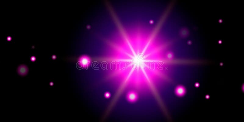 Glowing Light Stock Image Black Back Ground Stock Illustration ...