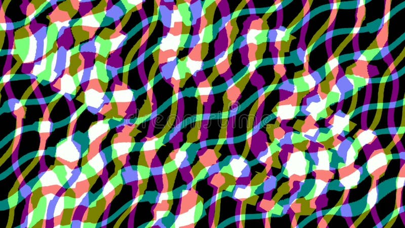 Graphic Ripple Effect in Several Planes on Dark Stock Footage - Video ...