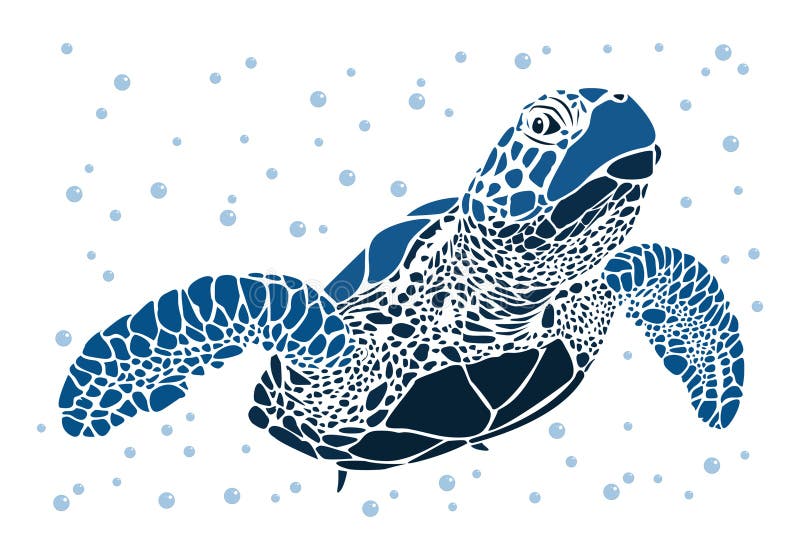 Graphic Sea Turtle , Illustration of Sea Turtle , of Turtle Design ...