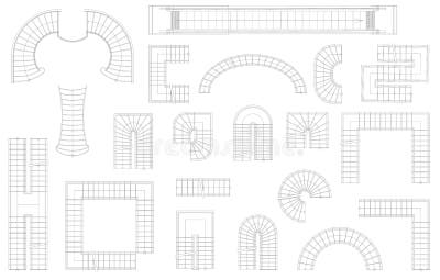 Stair Top View Stock Illustrations – 993 Stair Top View Stock ...