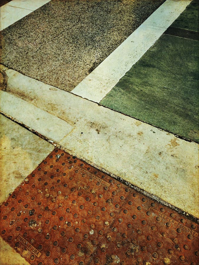 Graphic Shapes Created by Different Building Material Stock Image ...