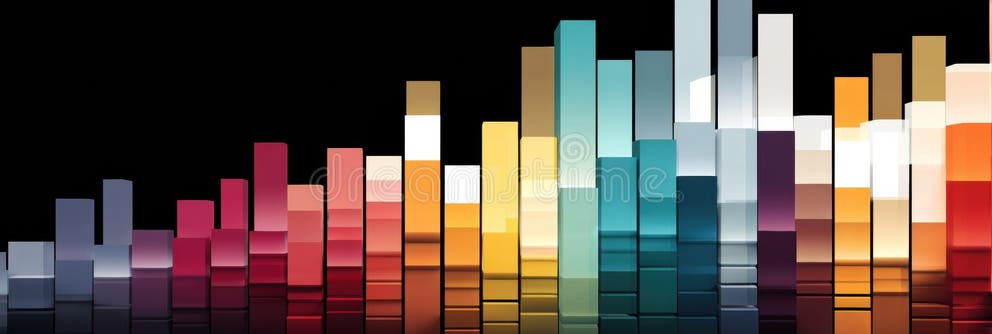 Graphical Representation of Growth Trends Evolving from a Timeline into ...