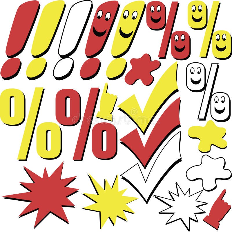 Graphic signs stock vector. Illustration of banner, allowance - 3337970