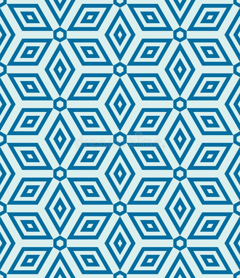 Graphic Simple Ornamental Tile, Repeated Pattern Made Usi Stock ...