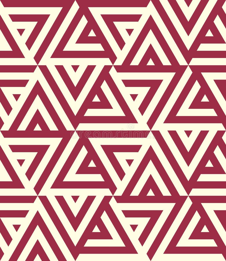 Graphic Simple Ornamental Tile, Repeated Pattern Made Usi Stock ...