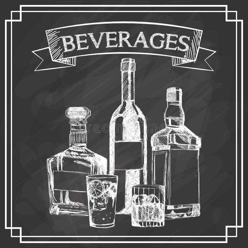Graphic of Sketch Beverages , Vector Illustration Stock Vector ...