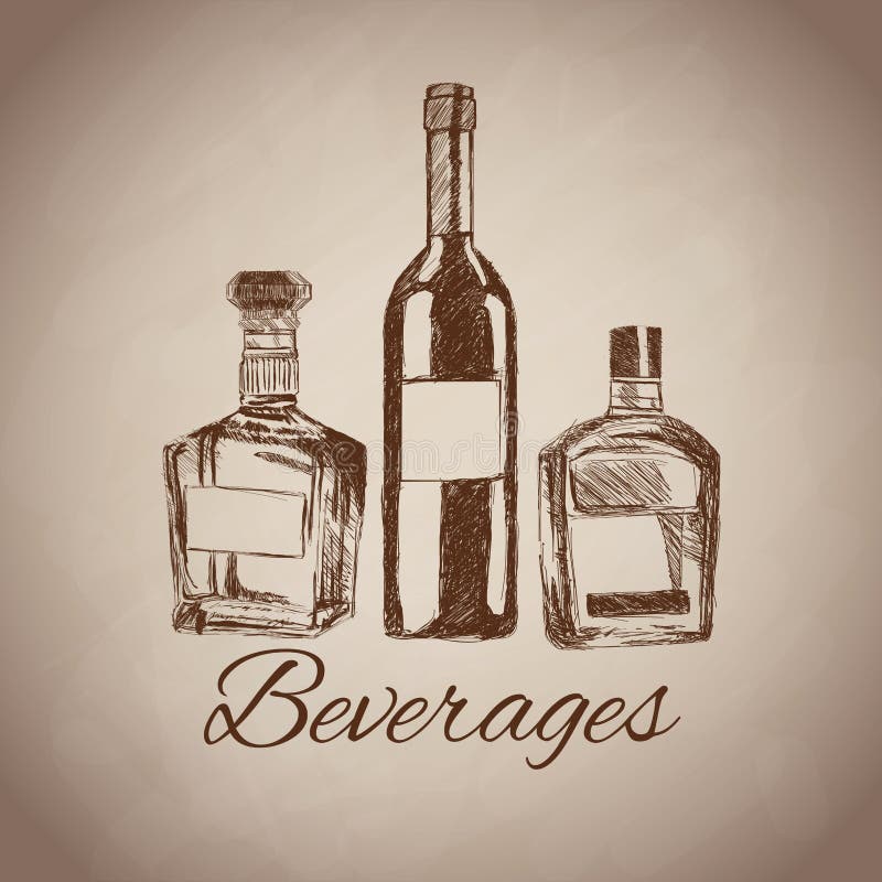 Graphic of Sketch Beverages , Vector Illustration Stock Vector ...