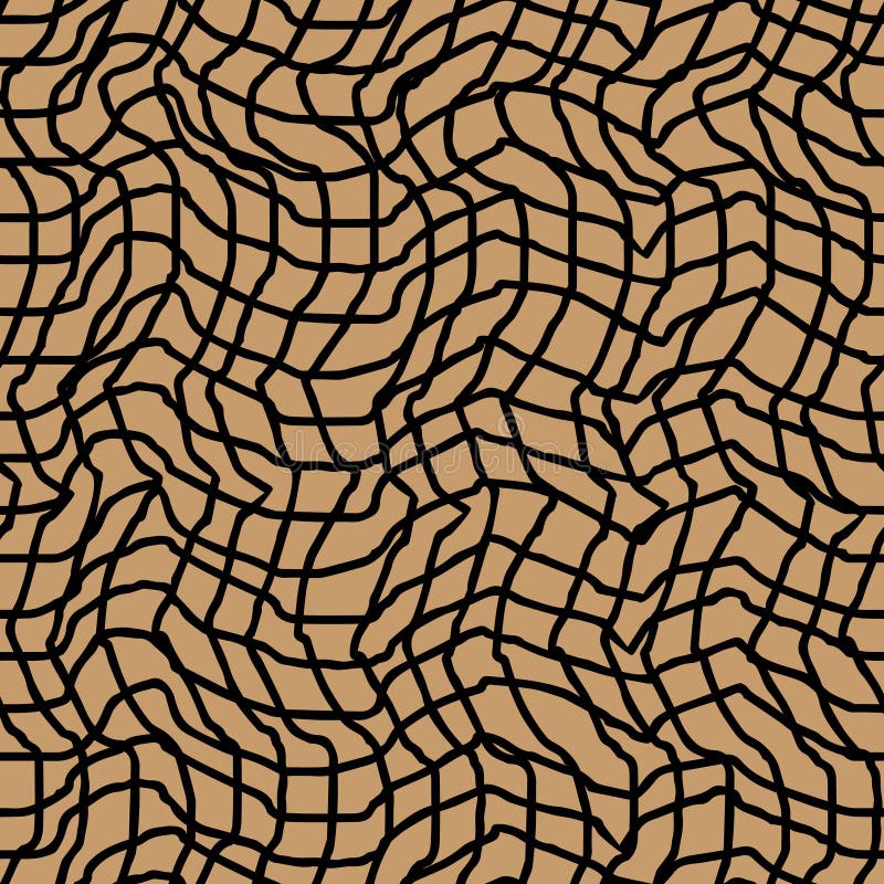 Graphic Square Wave Pattern Vector Seamless Pattern Modern Stylish ...