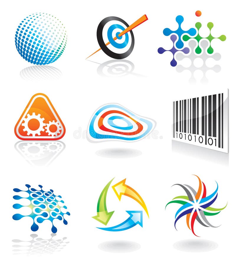 Creative_design_symbols_icons Stock Vector - Illustration of collection ...