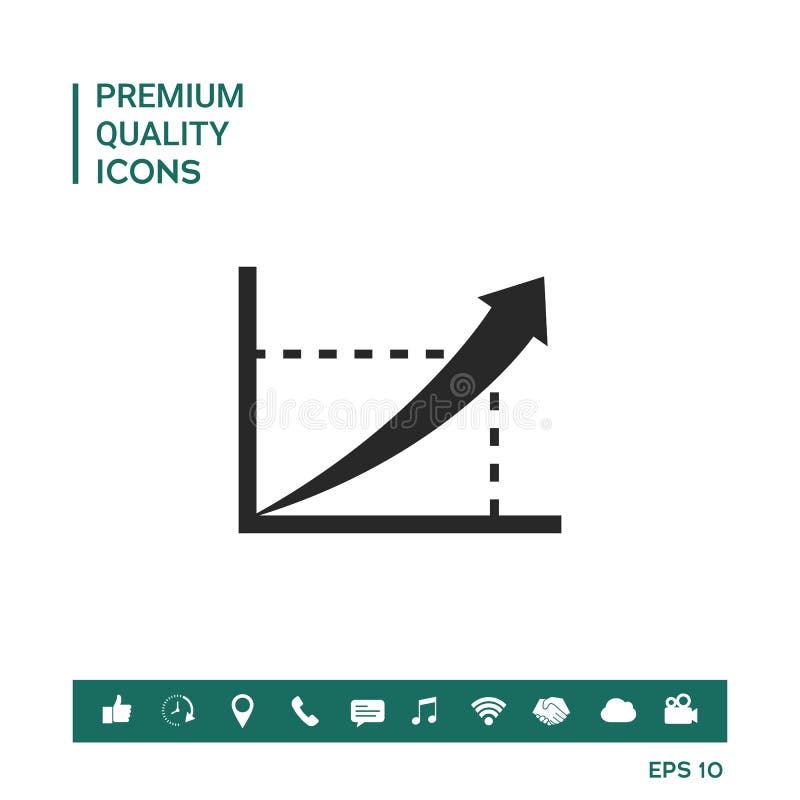 Graphic symbol icon stock vector. Illustration of chart - 108866854