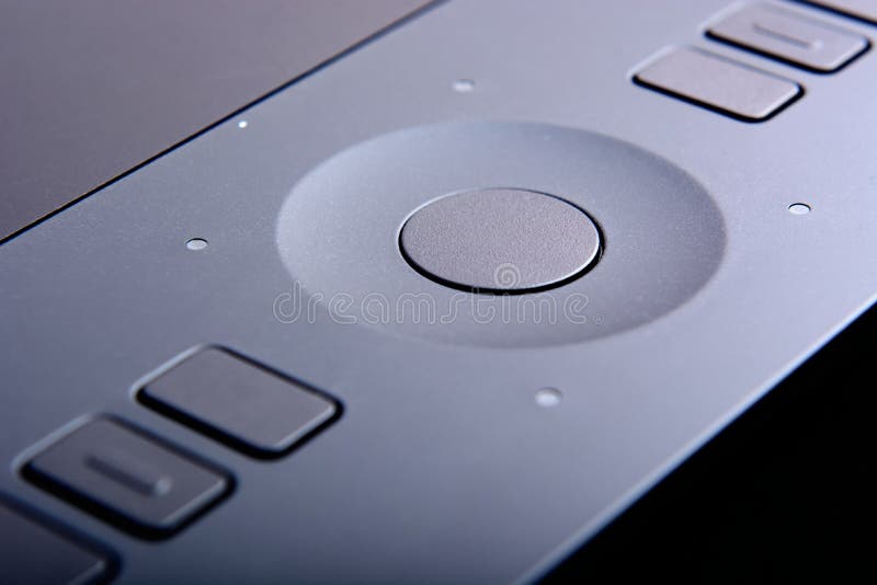 Graphic Tablet for Design and Art Work Stock Image - Image of device ...