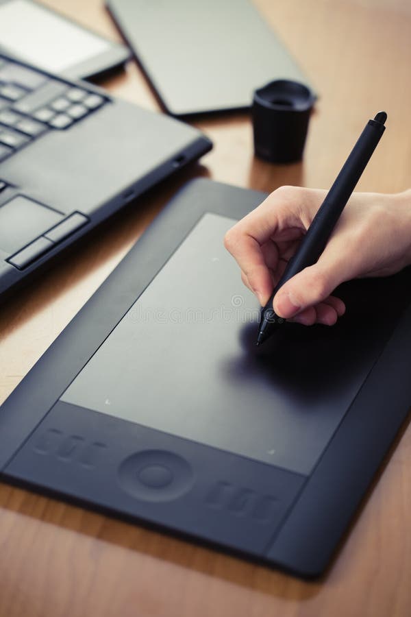 Graphic Tablet stock image. Image of design, graphics - 49084395