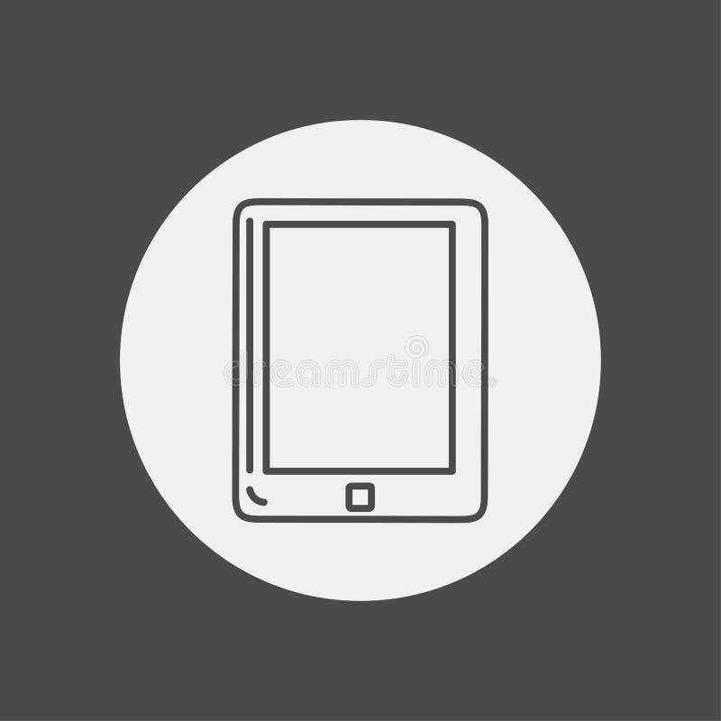 Graphic Tablet Vector Icon Sign Symbol Stock Vector - Illustration of ...